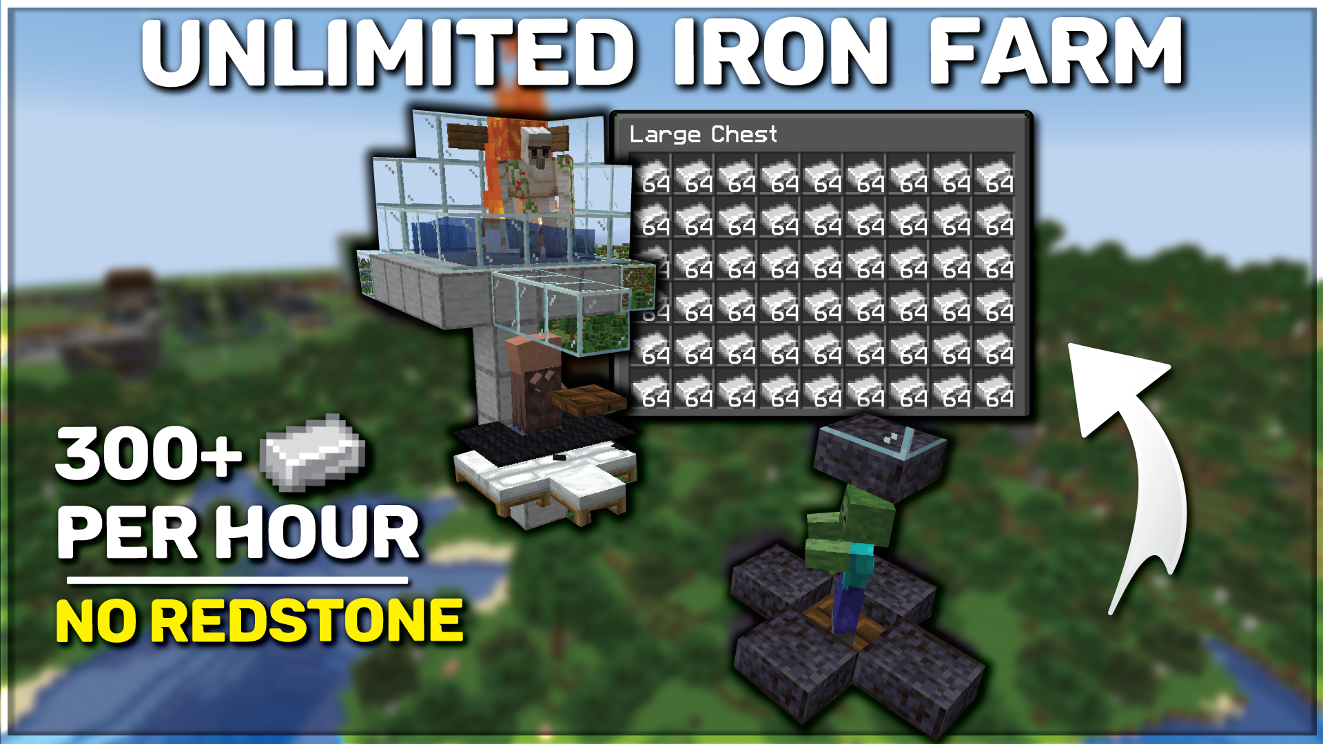 Bedrock Build Tutorials – tagged "iron farm" – Chapman Official ...
